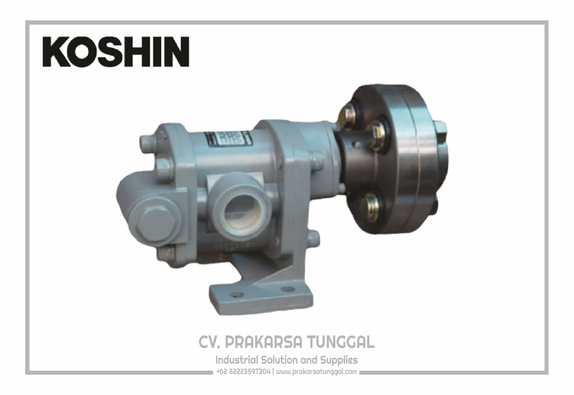 Koshin Pompa - CV. PRAKARSA TUNGGAL TEKNIK